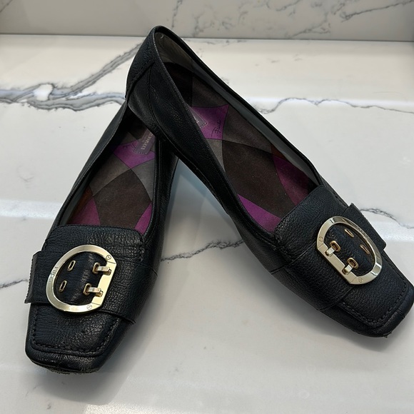 Emilio Pucci | Shoes | Emilio Pucci Black Leather Loafers Mocassins ...